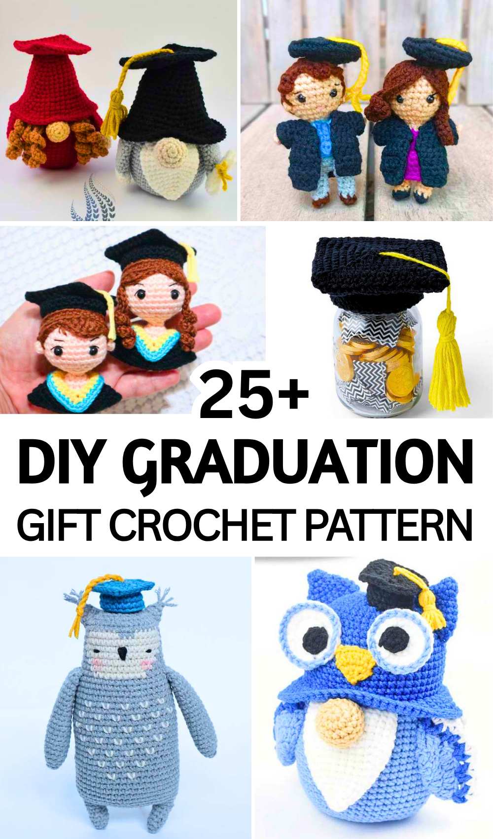 25+ Free Crochet Graduation Gift Ideas with FREE PATTERNS