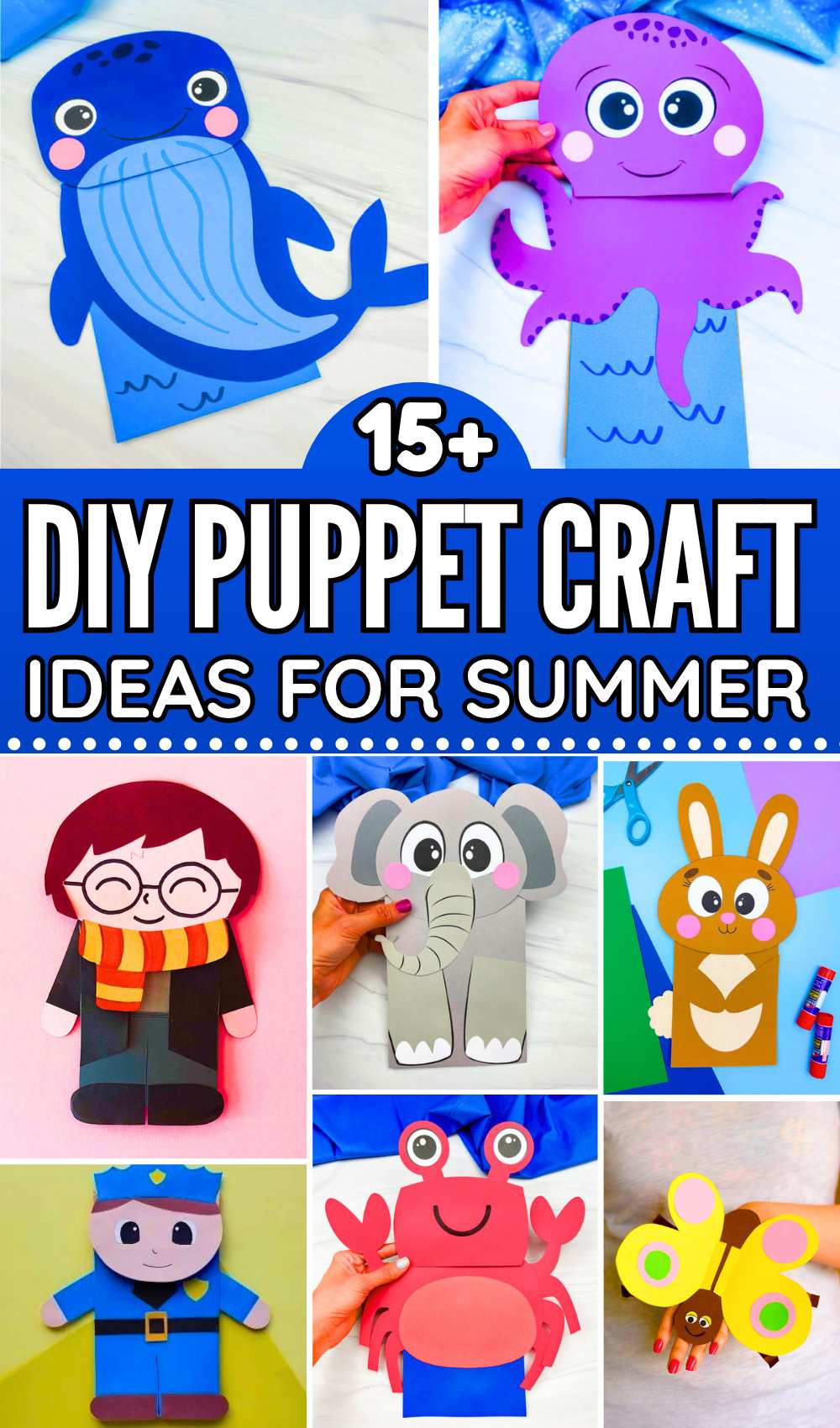 Ways to DIY CUTE Paper Bag Puppet For Kids : Crafts Hive